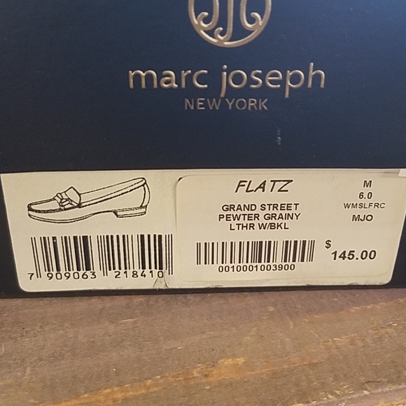 Marc Joseph | Shoes | Nib Marc Joseph Grand St Pewter Grainy | Poshmark
